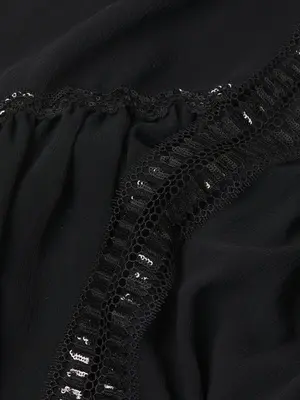Ramy Brook Gem Tie-waist Cover-up Maxi Dress - Black