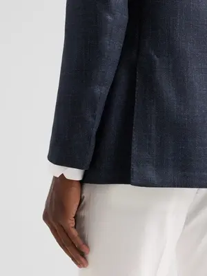 SARTORIO NAPOLI Textured Wool-silk-blend Sport Coat