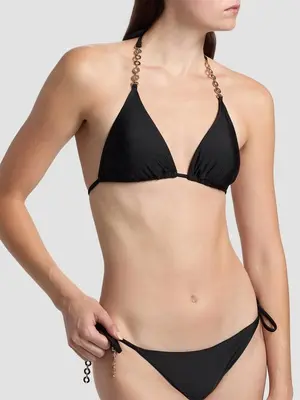 Ramy Brook Terry Embellished Bikini Top