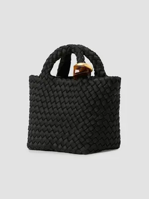 NAGHEDI St. Barths Petit Beads Top Handle Bag - Onyx