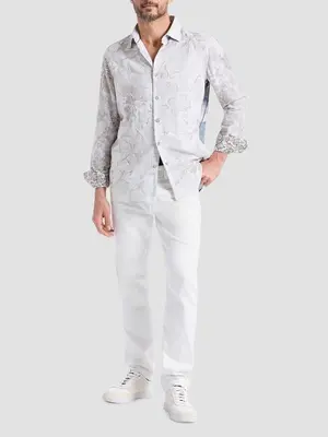 Robert Graham Sand Cruiser Floral Graphic Shirt