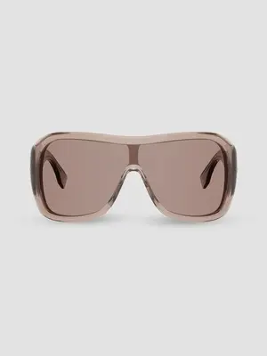 Fendi Screen Round Sunglasses - Medium Brown