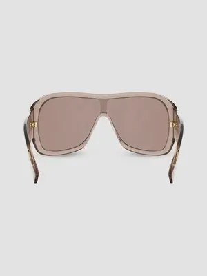 Fendi Screen Round Sunglasses - Medium Brown
