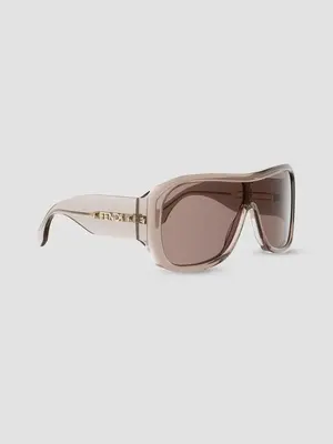 Fendi Screen Round Sunglasses - Medium Brown