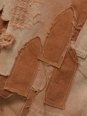 WHO DECIDES WAR Unearthed Distressed Trousers