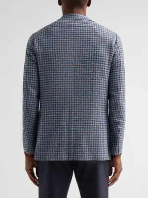 SARTORIO NAPOLI Houndstooth Wool-blend Sport Coat