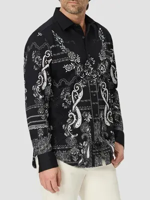 Robert Graham The Osbourne Printed Cotton Shirt