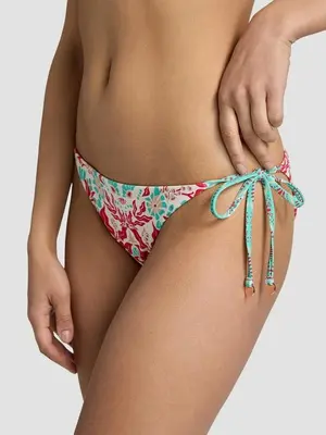 Ramy Brook Benni Printed Bikini Bottom - Flame Combo