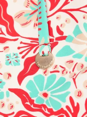 Ramy Brook Benni Printed Bikini Bottom - Flame Combo