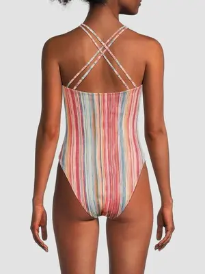 Ramy Brook Marina Striped One-piece Swimsuit