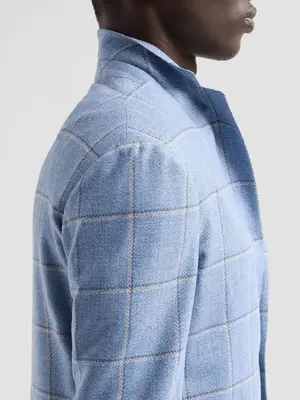 SARTORIO NAPOLI Heavy Plaid Wool-cashmere Sport Coat