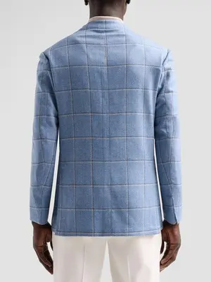 SARTORIO NAPOLI Heavy Plaid Wool-cashmere Sport Coat