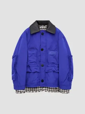 Loewe Gingham-trim Parka