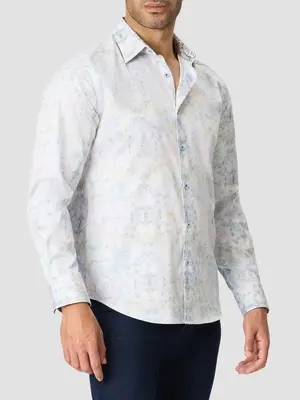 Robert Graham Dewitt Stretch-cotton Woven Shirt - Multi