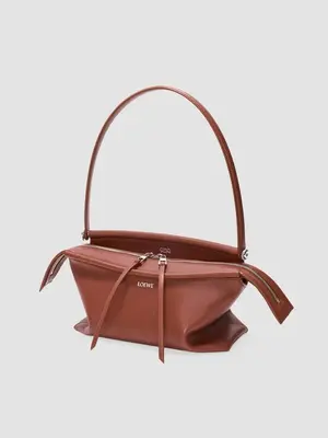 Loewe Whisker Small Leather Shoulder Bag - Cognac