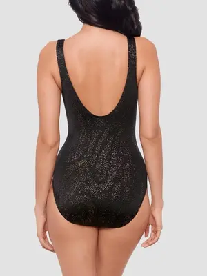 Miraclesuit Brillante Circe Abstract One-piece Swimsuit