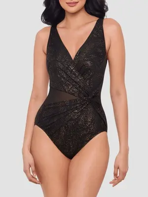 Miraclesuit Brillante Circe Abstract One-piece Swimsuit