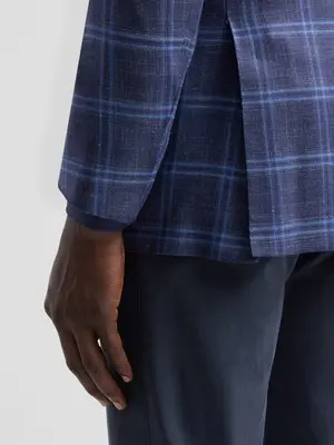 Kiton Cashmere Plaid Single-breasted Sport Coat