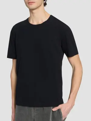 Officine Générale Cotton Crewneck T-shirt
