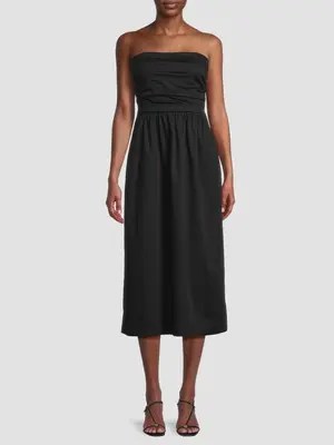 CAPSULE 121 The Wave Strapless Dress - Black