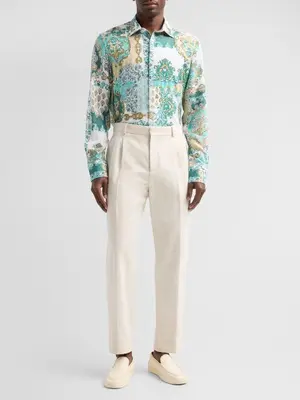 Robert Graham Fairbank Embellished Long-sleeve Shirt