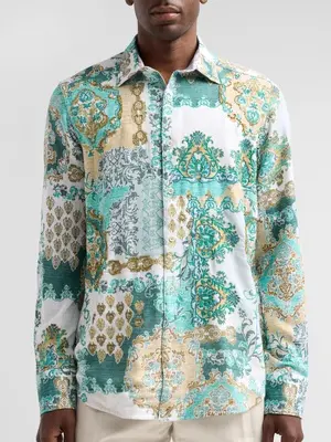 Robert Graham Fairbank Embellished Long-sleeve Shirt