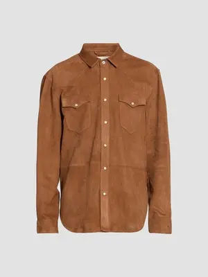 Officine Générale Marshall Suede Shirt Jacket