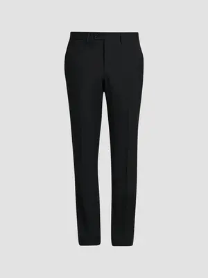 Kiton Stretch-cotton Slim-fit Trousers - Black