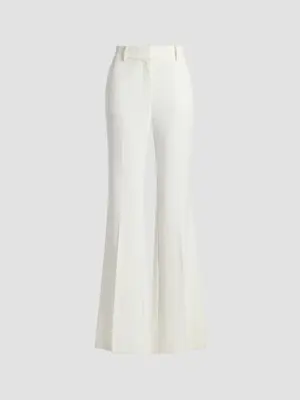 Ramy Brook Orian Pleated Flare-leg Pants