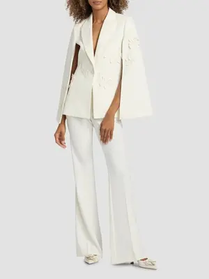 Ramy Brook Orian Pleated Flare-leg Pants