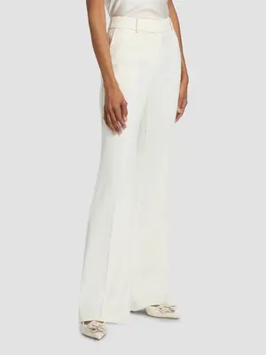 Ramy Brook Orian Pleated Flare-leg Pants