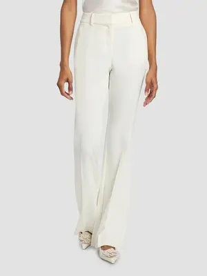 Ramy Brook Orian Pleated Flare-leg Pants
