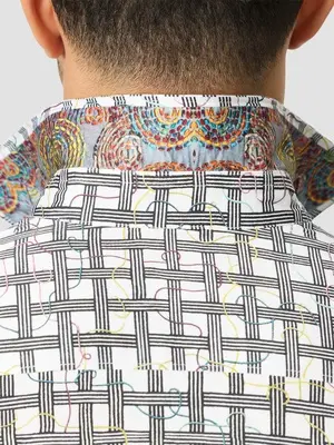 Robert Graham Sanger Grid Check Stretch-cotton Shirt