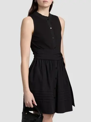 Ramy Brook Orla Cotton-blend Belted Minidress