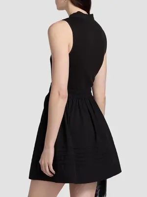 Ramy Brook Orla Cotton-blend Belted Minidress