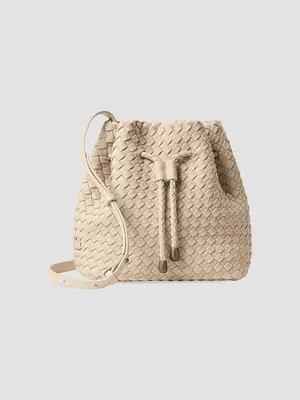 NAGHEDI Gramercy Bucket Bag - Ecru