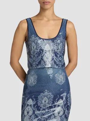 Ramy Brook Cody Sequined Tank