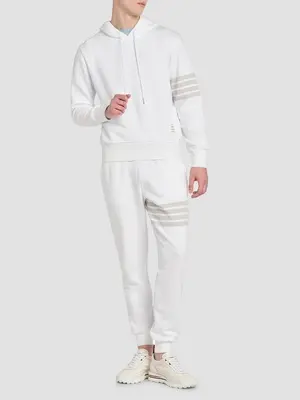 Thom Browne 4 Bar Overdyed Loopback Cotton Hoodie