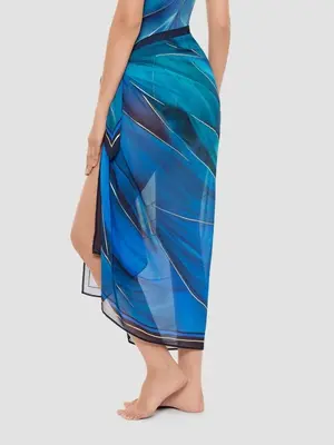 Miraclesuit Maldiva Printed Georgette Pareo