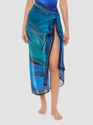 Miraclesuit Maldiva Printed Georgette Pareo