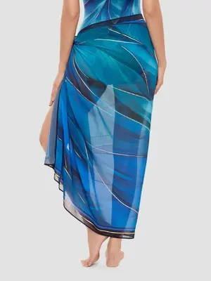 Miraclesuit Maldiva Printed Georgette Pareo