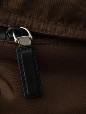 Prada Explore Re-nylon And Leather Backpack