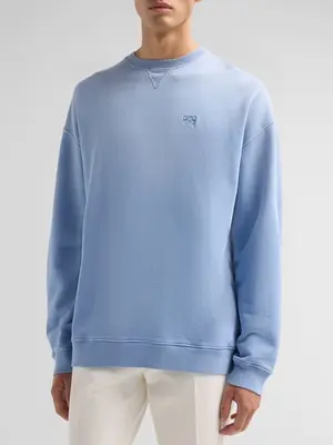 Loewe Anagram Cotton Crewneck Sweatshirt