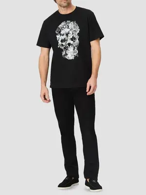 Robert Graham Hallow Bones Graphic Cotton T-shirt