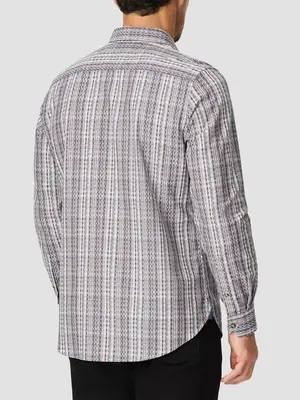Robert Graham Elroy Cotton-blend Button-front Shirt