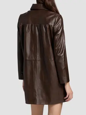 Ba&sh Madie Leather Coat