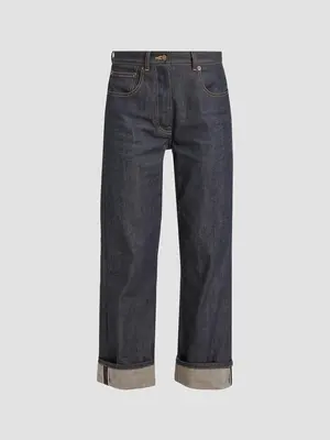 Thom Browne Cropped Straight-leg Jeans