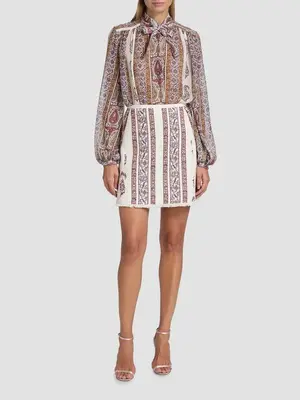 Giambattista Valli Paisley Silk Blouse