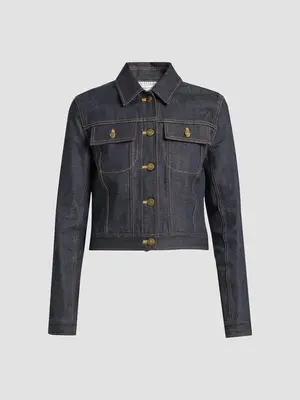 Thom Browne Cropped Denim Jacket