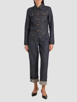 Thom Browne Cropped Denim Jacket